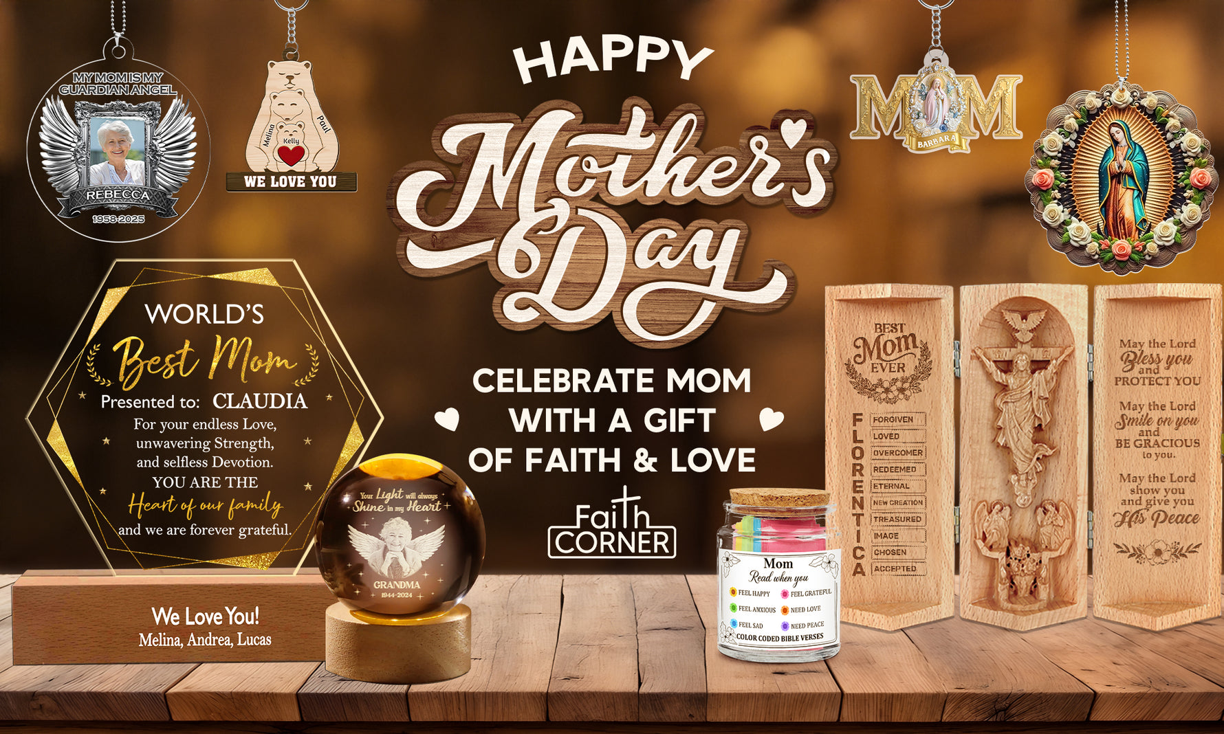 Wooden Decoration For Christian – FaithCorner