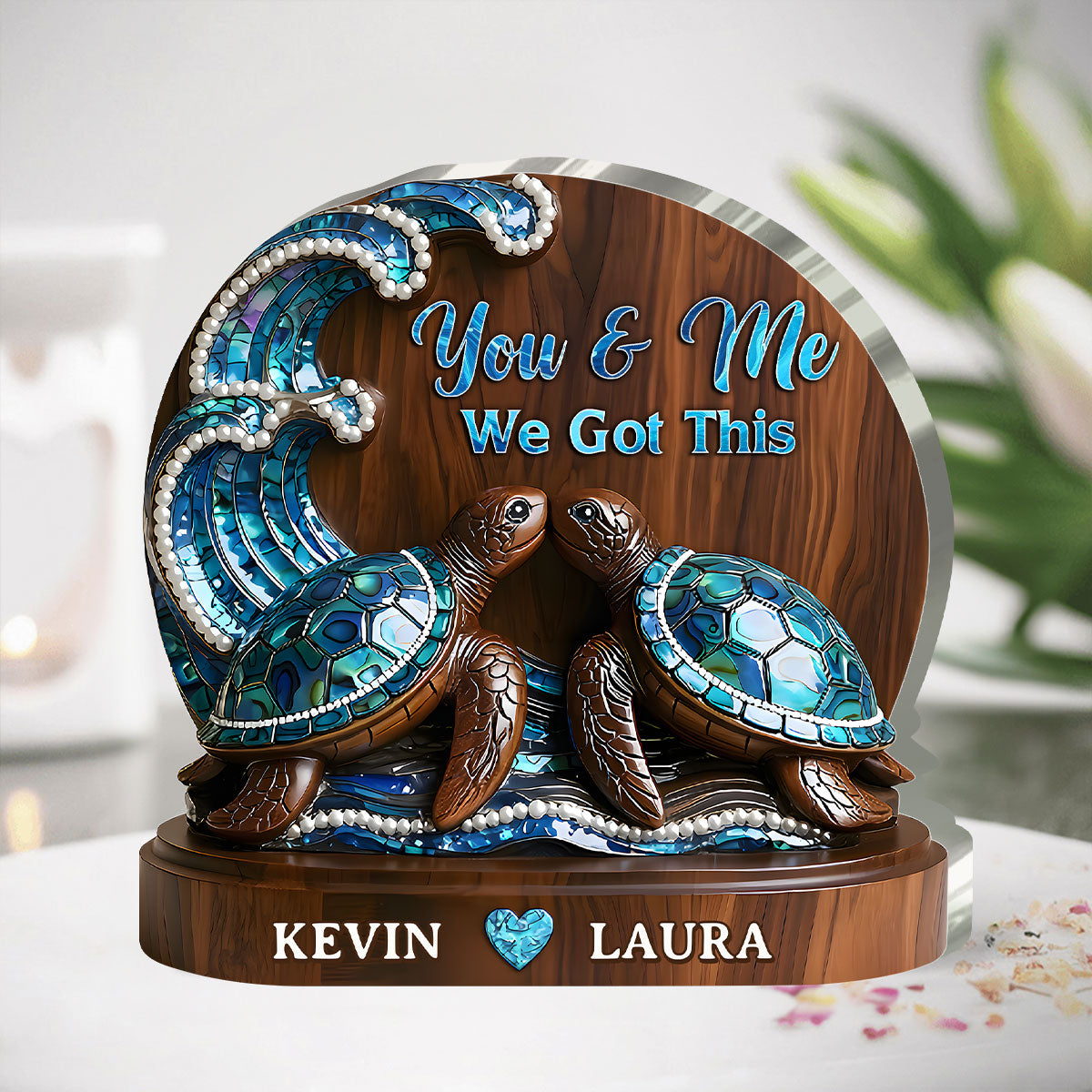 You And Me We Got This - Personalized Custom Shaped Squared Acrylic Pl ...