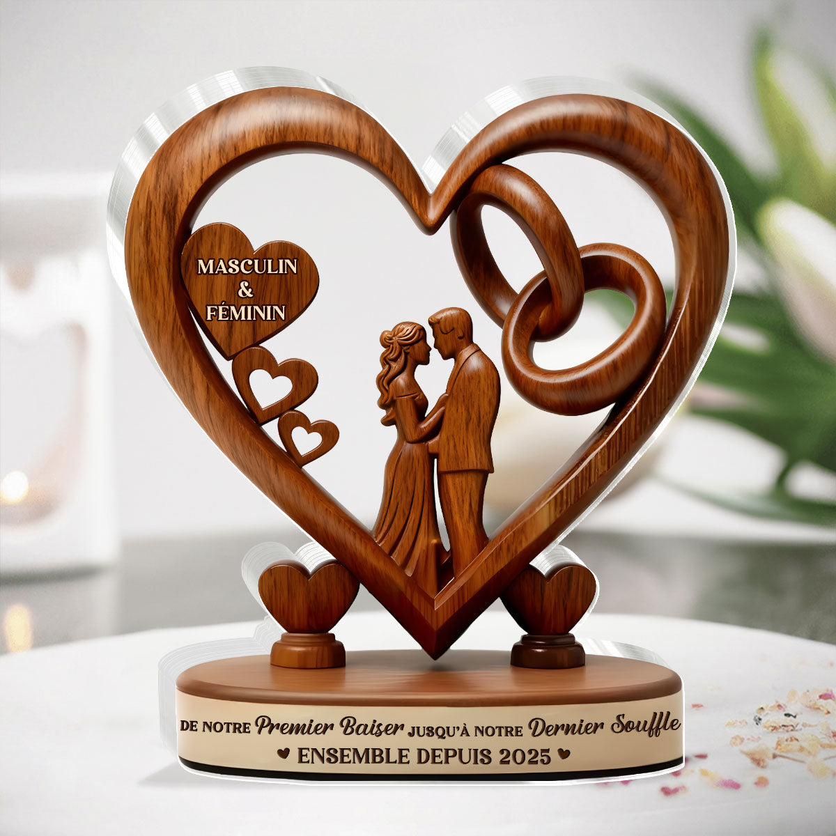 Ensemble Jusqu’à Devenir Des Étoiles - Personalized Custom Shaped Acry ...