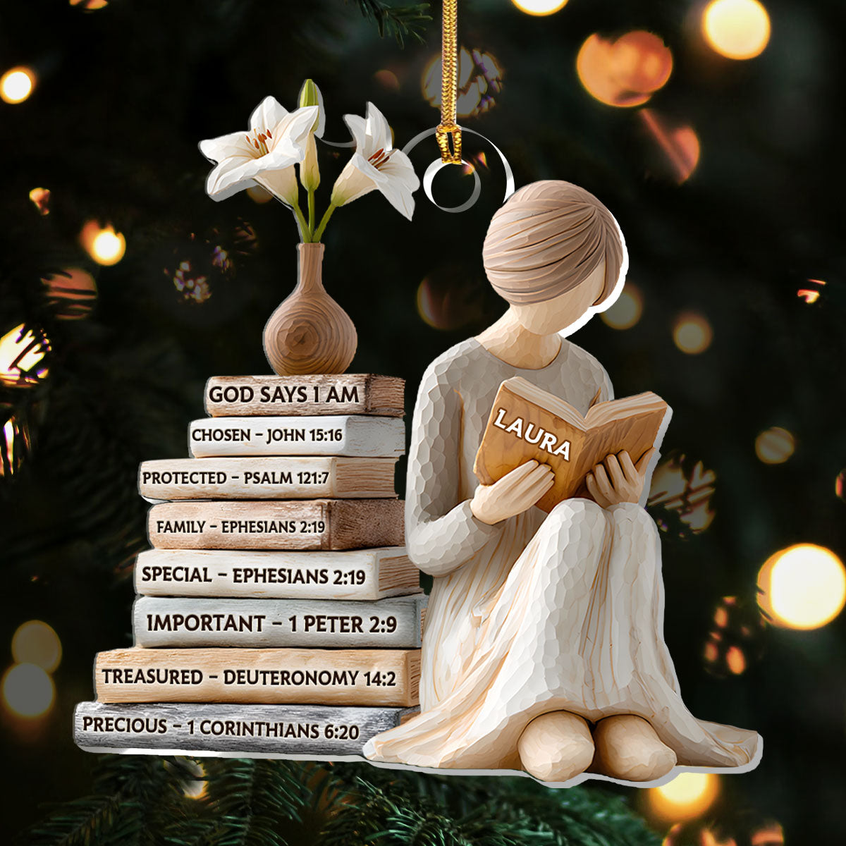 Gift For Women - God Says I Am - Personalized Acrylic Ornament Custom ...