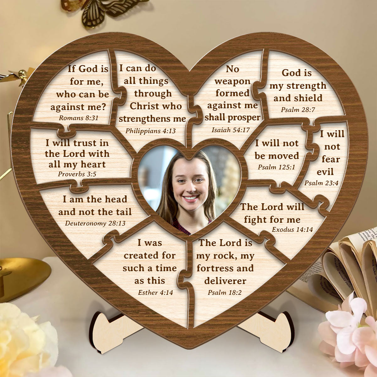 Gift For Loved One - Christian Verse Display - Personalized 2-Layer ...