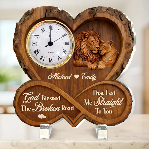 God Blessed The Broken Road That Led Me Straight To You - Personalized ...