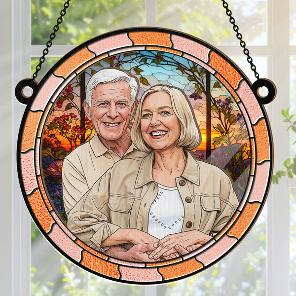 Fall For You More Every Day - Personalized Window Hanging Suncatcher ...