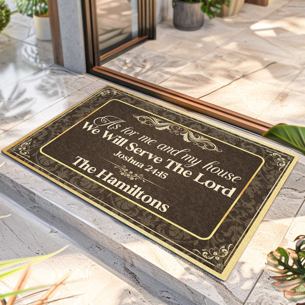 Faith And Family - Personalized Doormat – FaithCorner