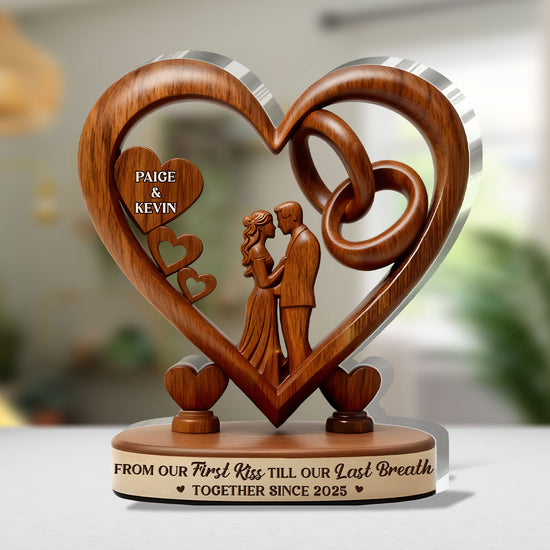 Gift For Partner - From Our First Kiss Till Our Last Breath ...
